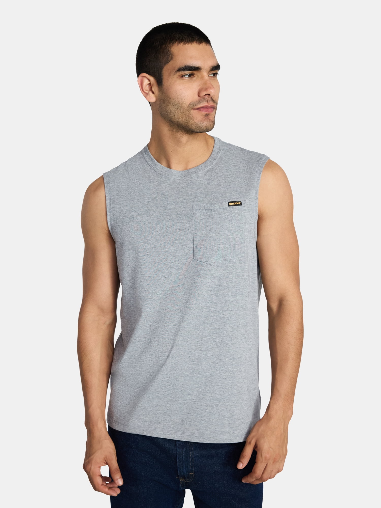 Brahma Men's & Big and Tall Men's Muscle Tee, Sizes S-3XL - Walmart.com