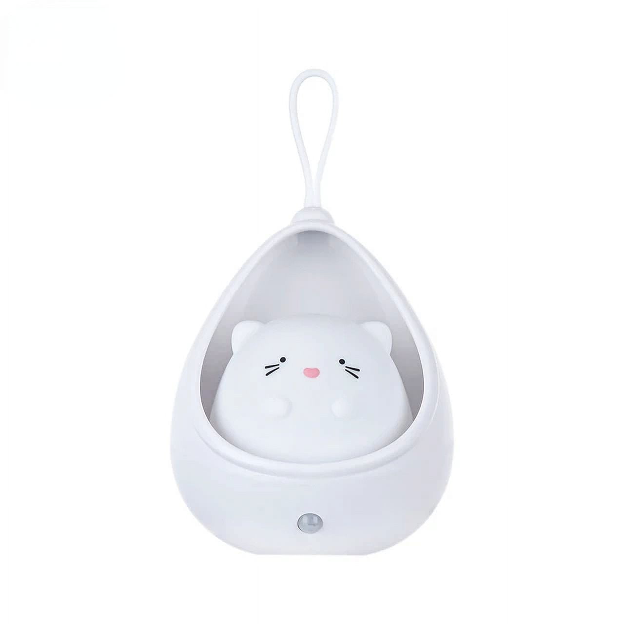 BR01 LED Night Light Sensor Control Cute Animal Human Induction Lamps ...