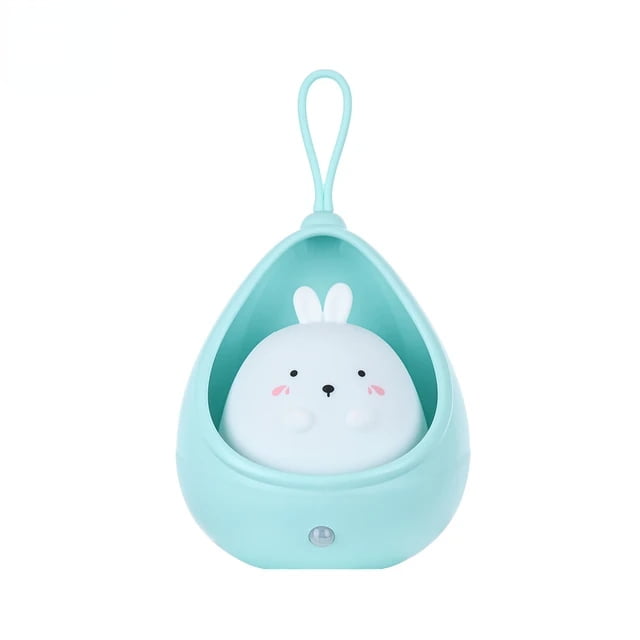 BR01 LED Night Light Sensor Control Cute Animal Human Induction Lamps ...