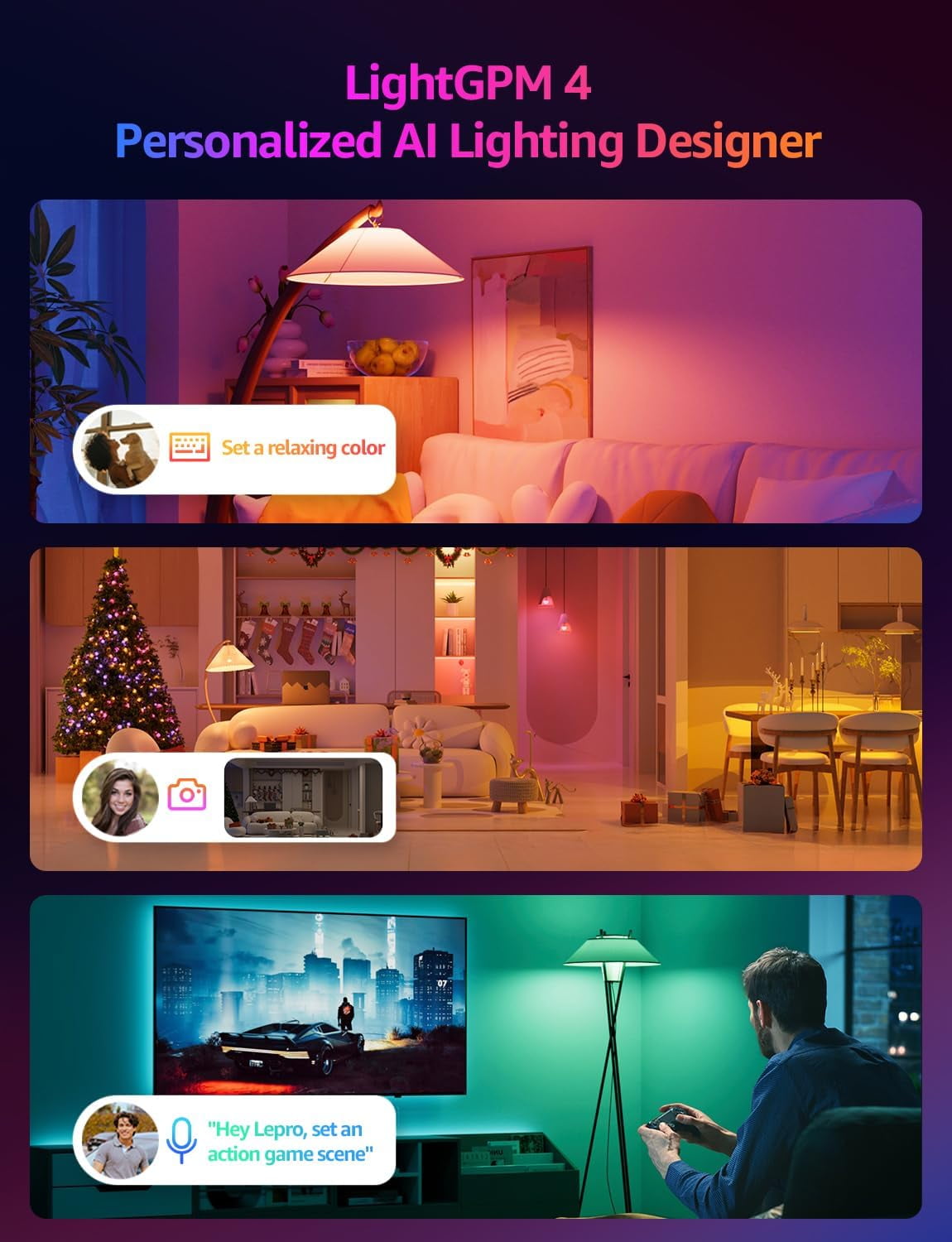 BR2 AI Smart Bulbs - AI Generated Lighting, LightGPM 4 with LLM ...