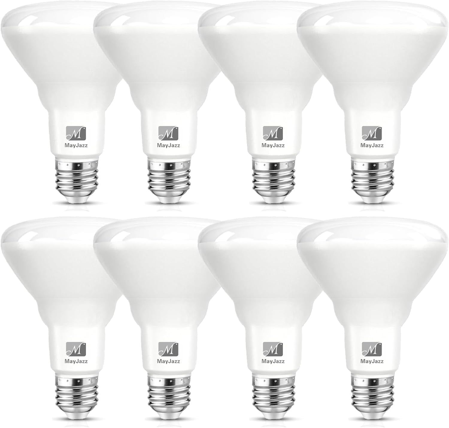 M MayJazz BR30 LED Light Bulbs, 65W Equivalent, 11W, Soft White 2700K ...