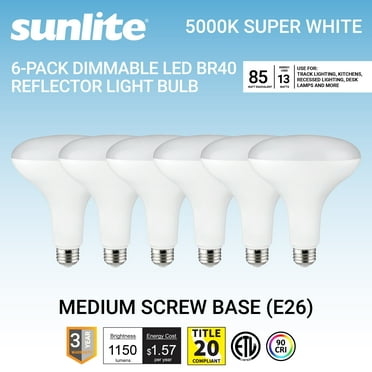 Sunlite LED PAR38 Long Neck Spot light Bulb, 15 Watts (100W Halogen EQ ...