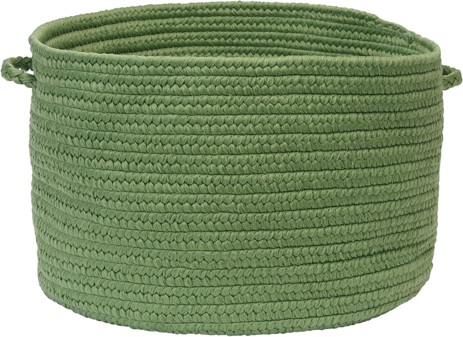 BR69 18 by 18 by 12-Inch Boca Raton Solid Storage Basket, Moss Green ...