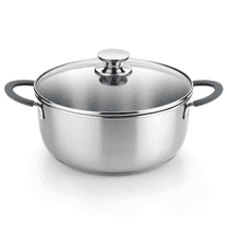 BRA COOKWARE Life Ceramic Nonstick Stock Pot w/ Glass Lid | 8 Inch 3.2 ...