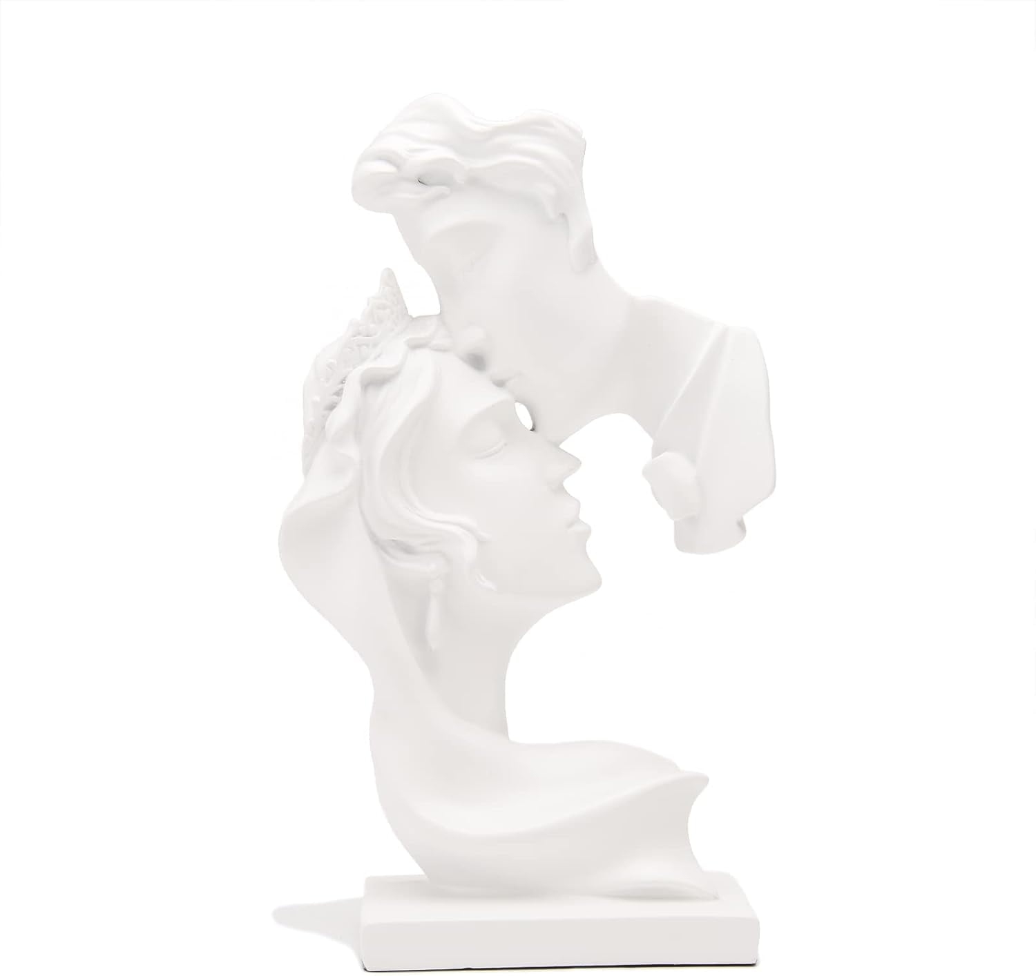 BRABUD Man Kiss Woman's Forehead Hand Statue Resin Couple Kiss ...