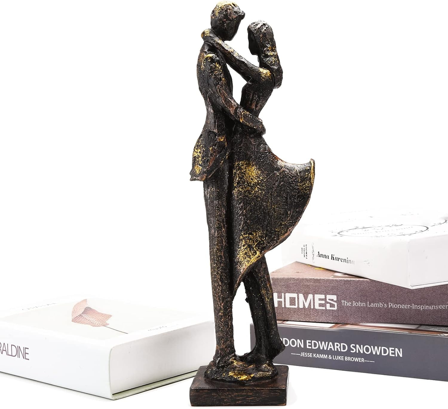 BRABUD Resin Lovers Hug Dancing Statue Antique Craft Romantic Art ...