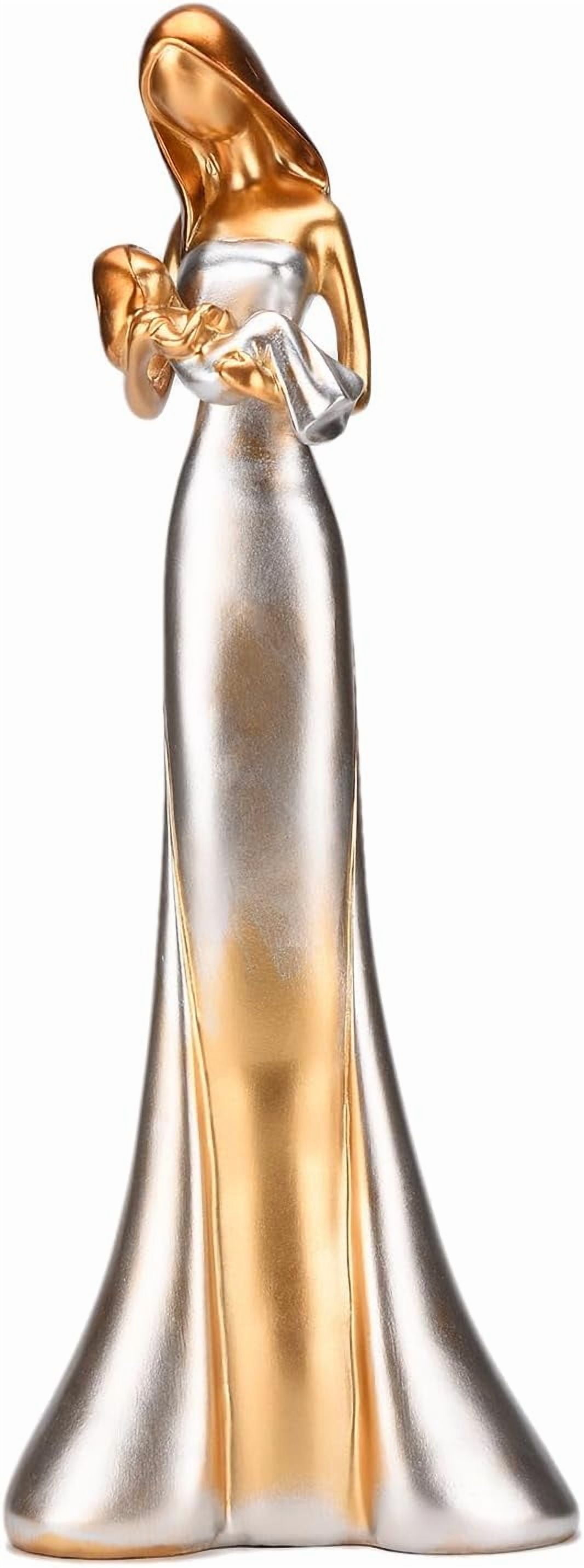 BRABUD Resin Mother Holding Daughter Statue Unique Decor Religious ...