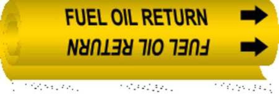 brady 5696-o pipe markr, fuel oil return, 1/2to1-3/8 in - Walmart.com