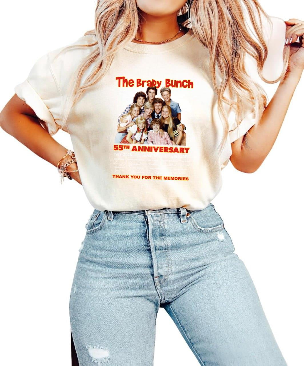 BRADY BUNCH 55TH Anniversary 1969-2024 COMFORT COLOR T-SHIRT, for men ...