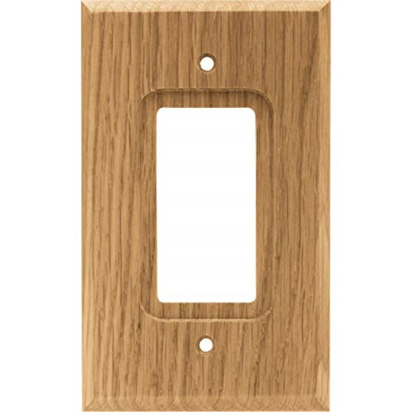 BRAINERD 64670 Wood Square Single Decorator Wall Plate Switch Plate ...