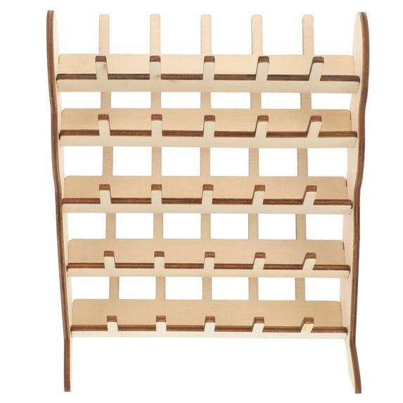 BRAN Thread Rack 20 Spool Natural Wood Thread Rack - Walmart.com
