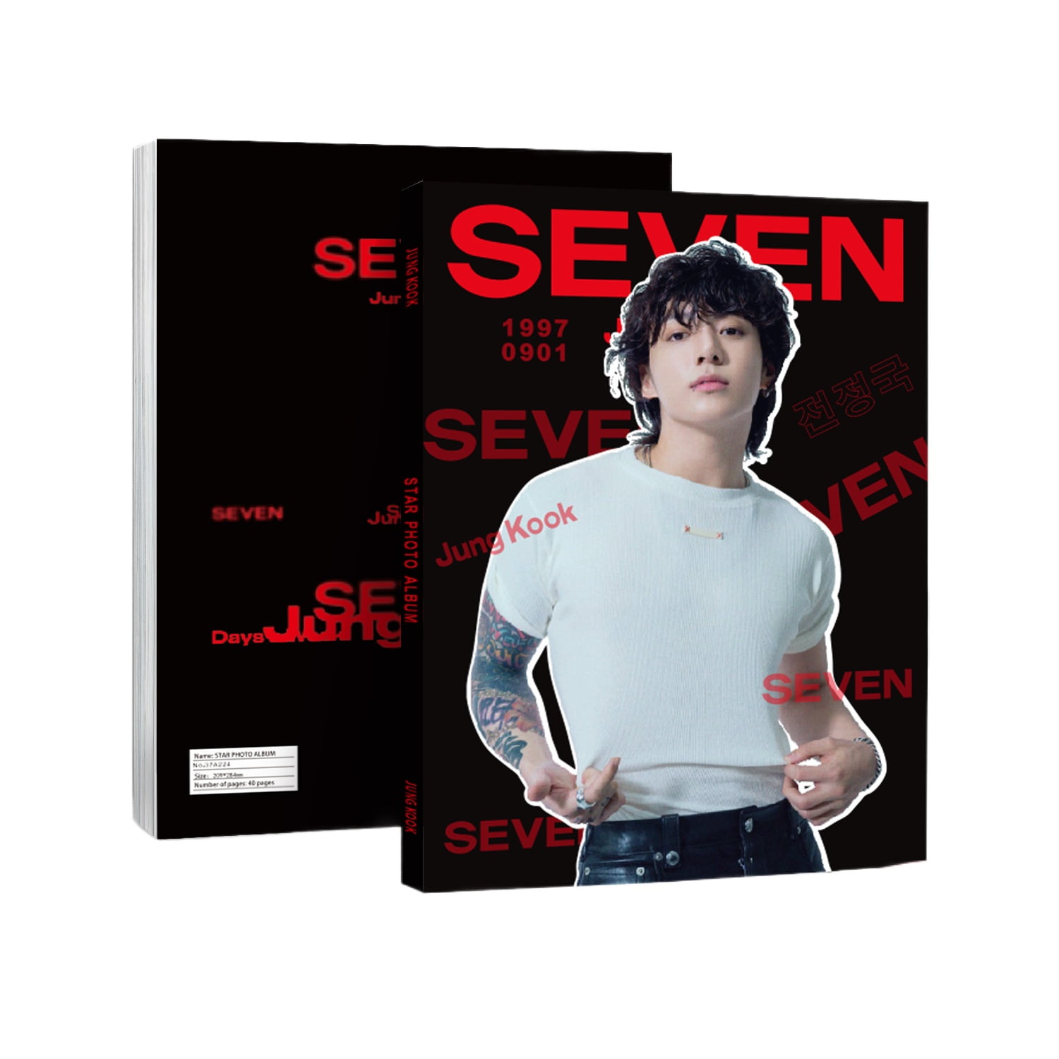 BRAND NAME KAIZUKICHIN JUNGKOOK picture album SEVEN new album ...