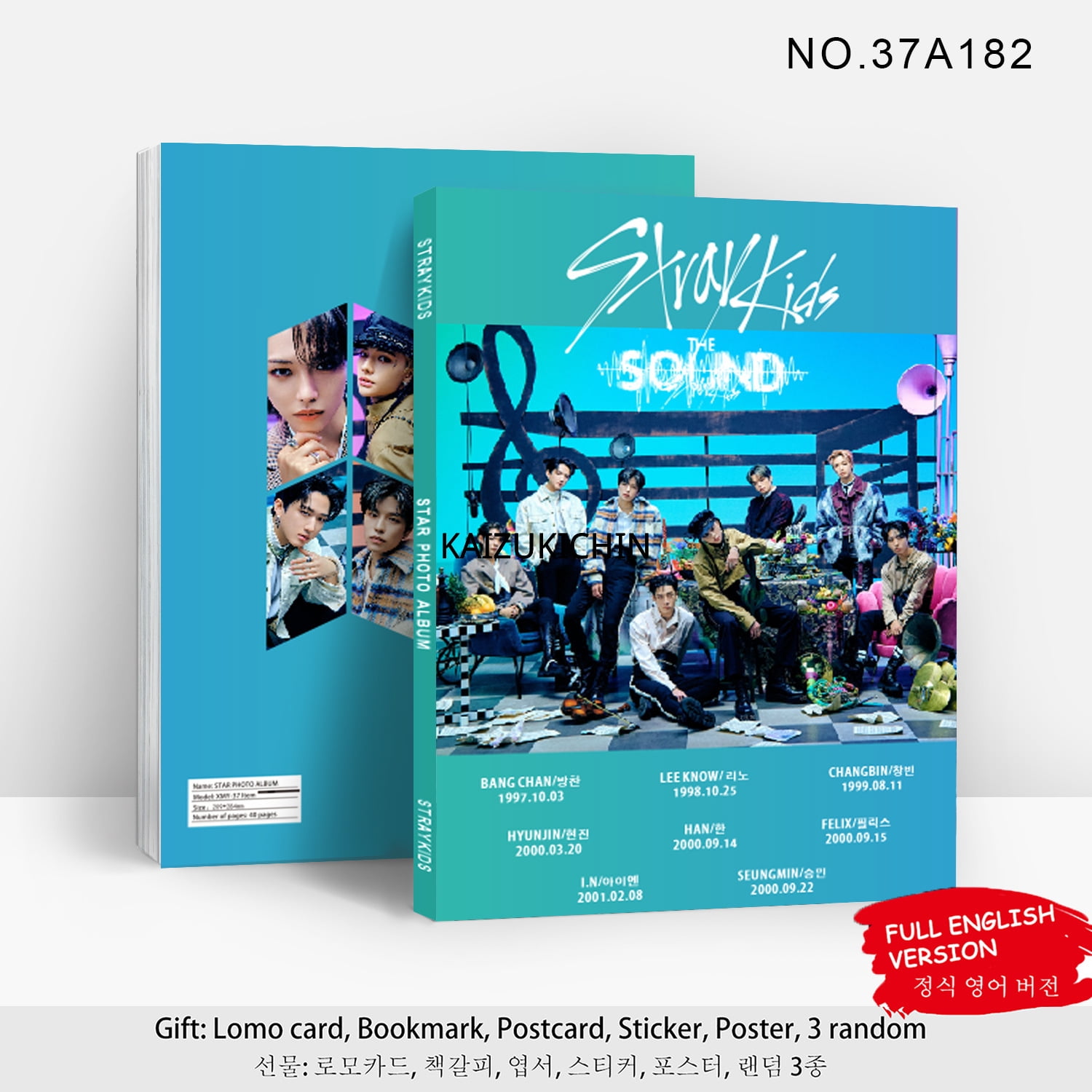 BRAND NAME KAIZUKICHIN KPOP collection link STRAYKIDS new album music ...