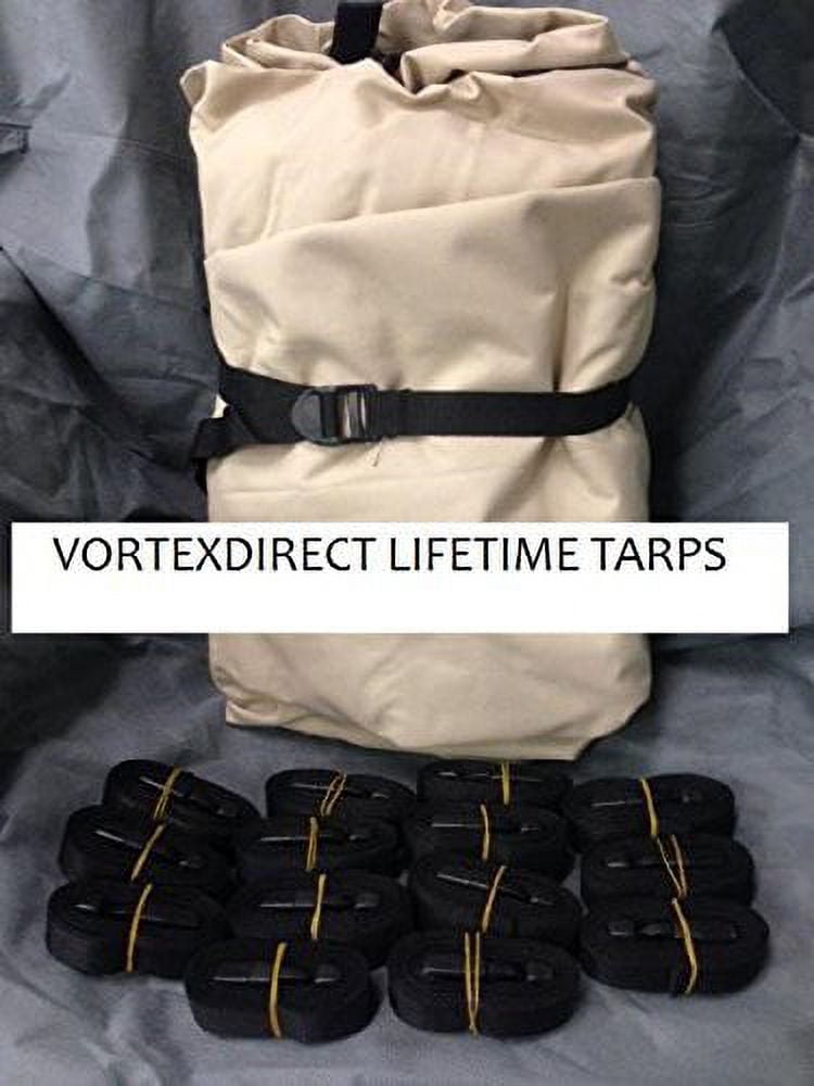 Vortex Boat Covers Lifetime Tarp, Heavy Duty Marine Grade Canvas ...