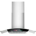 BRANO 30 inch Wall Mount Range Hood 900 CFM, Voice/Gesture/Touch Control, Stainless Steel ...