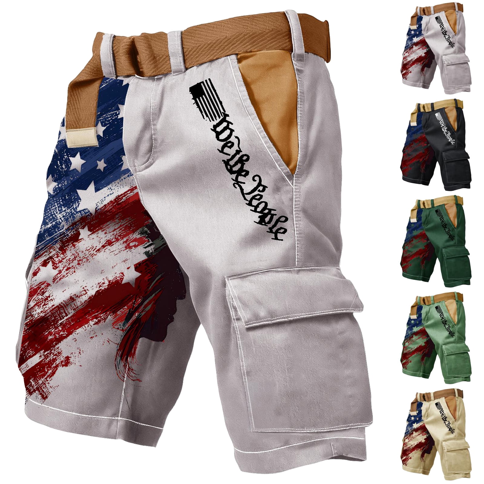 BRANROY 4th of July American Flag Shorts for Men - We The People ...
