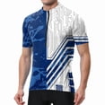 BRANROY MTB Jersey Men Short Sleeve - Printed Crew Neck Half Zip ...