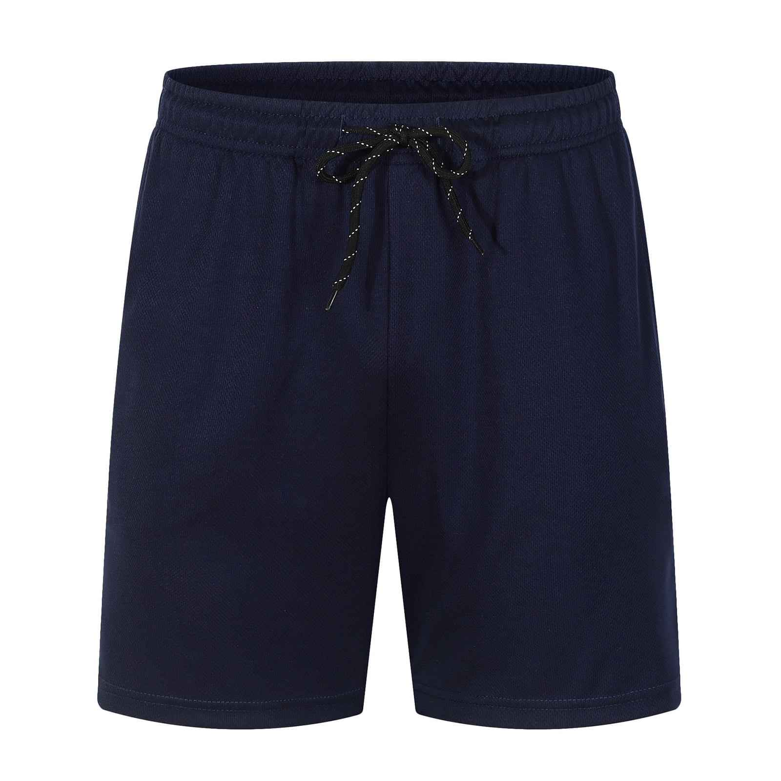 BRANROY Men's Athletic Shorts Solid Color - Drawstring Casual Sports ...