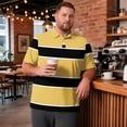 BRANROY Men's Big and Tall Polo - Check Pattern UPF 50+ Short Sleeve ...