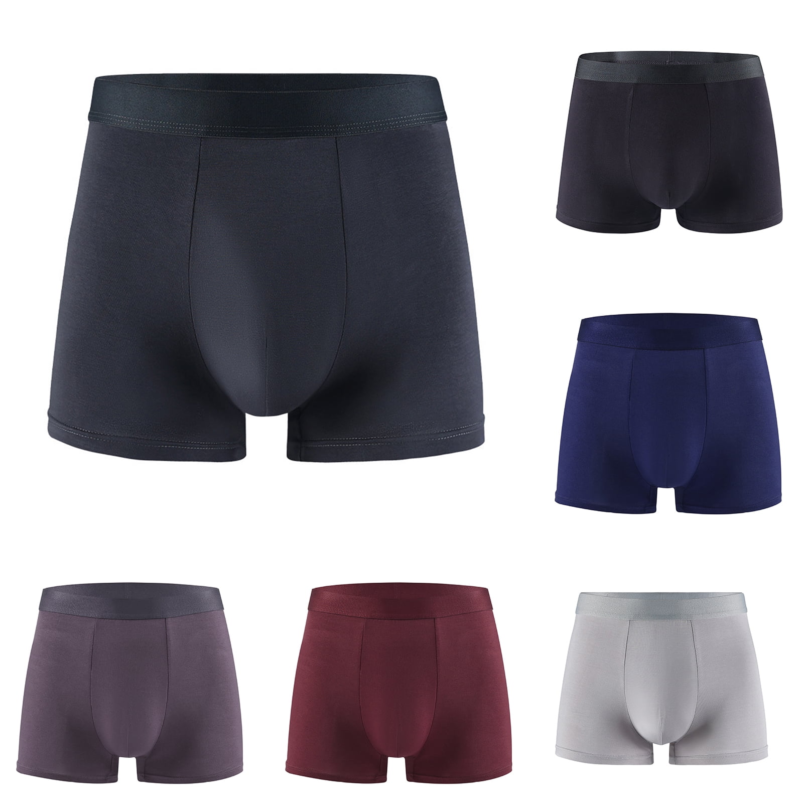 BRANROY Men's Multi-Color Sports Underwear – Breathable Square Corner ...