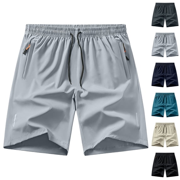 BRANROY Mens Lightweight 5-Inch Inseam Athletic Shorts - Drawstring ...