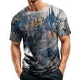 BRANROY Mens Summer Shirts Halloween Round Neck - Short Sleeve ...