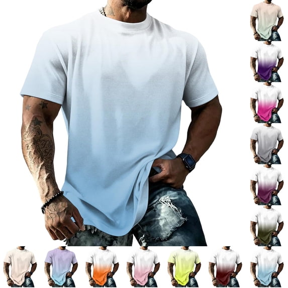 BRANROY Mens T-Shirts Summer Trendy - Soft Lightweight Relaxed Fit ...