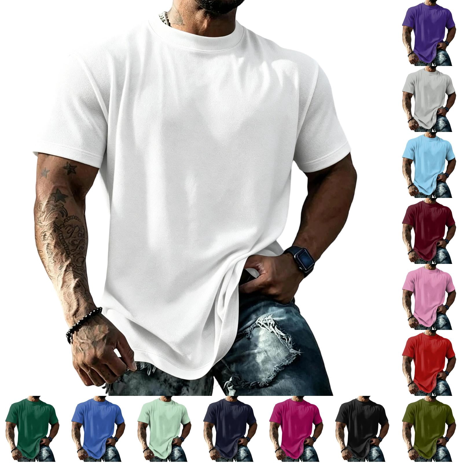 BRANROY True Classic Tees Men - Relaxed Fit Mens T-Shirts Soft ...