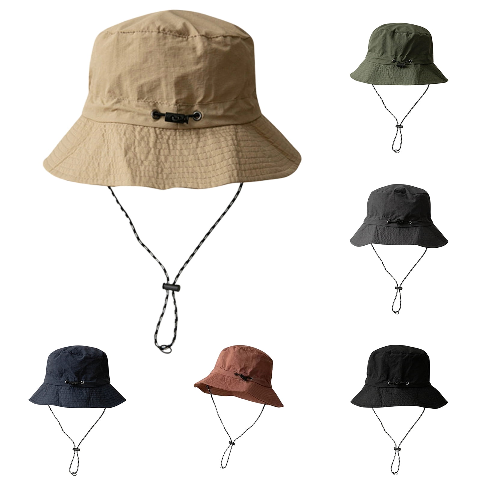 BRANROY Unisex Packable Bucket Sun Hat Lightweight - UV Protection ...