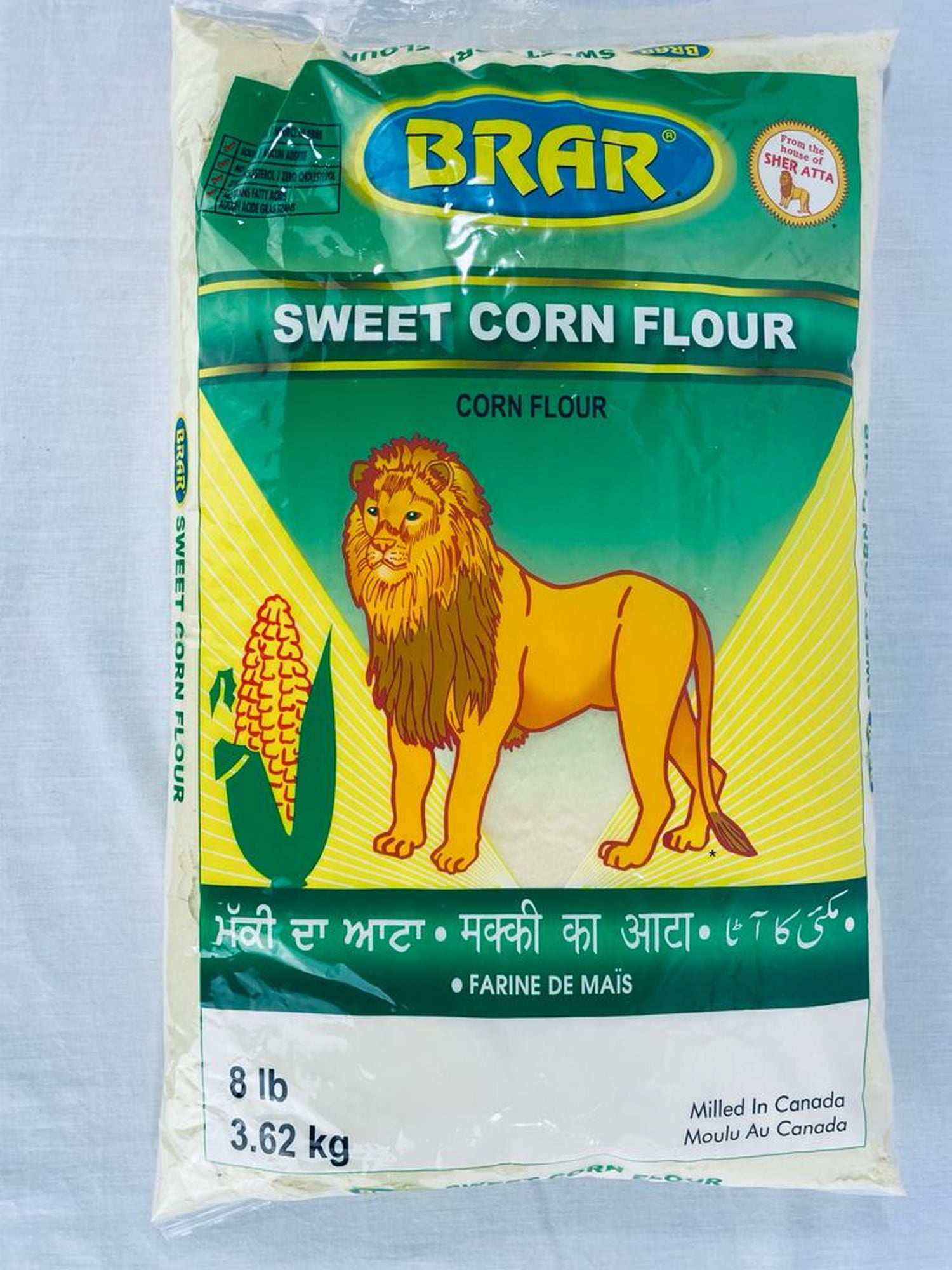 BRAR Sweet Corn Flour - 8lb (3.62kg) - Walmart.com