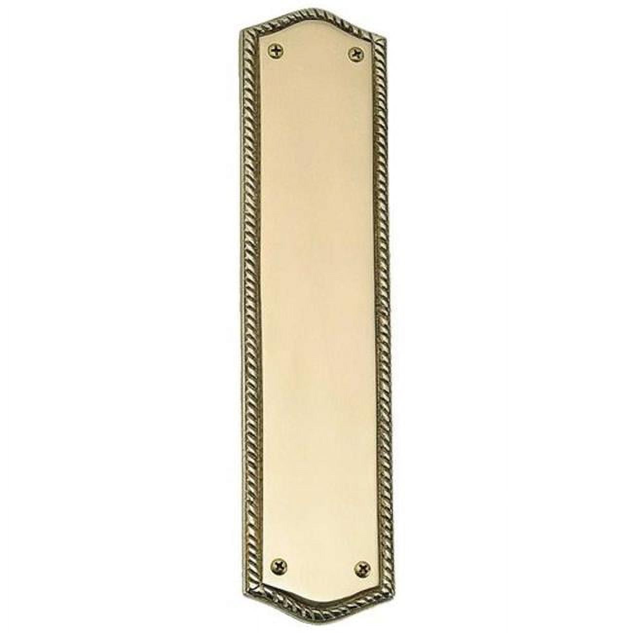 BRASS Accents A06-P0250-605 Trafalgar Push Plate 2-3/4'' X 11 ...