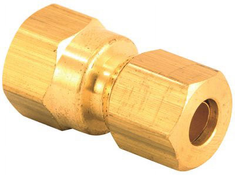 BRASS COMPRESSION FEMALE ADAPTER, 1/4 IN. X 1/2 IN., LEAD FREE per 10 ...