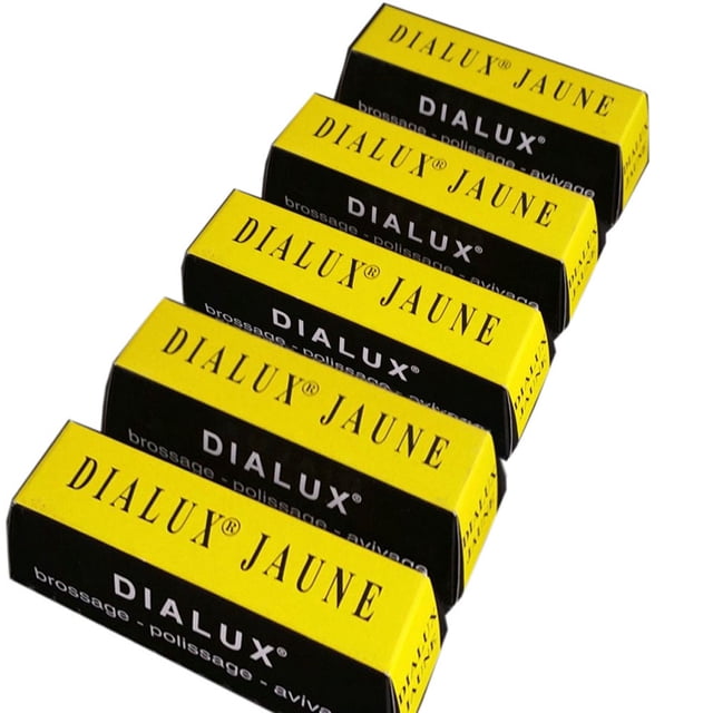 BRASS Polishing Compound Yellow Rouge Buffing Bronze Metals DIALUX ...