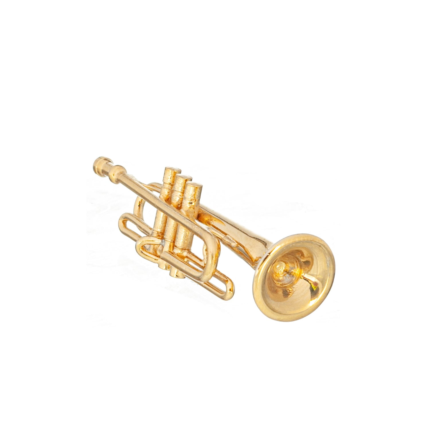 BRASS TRUMPET/CASE/2in Miniature Scale - Walmart.com