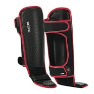 Wilson Black and Red Shin Guard ( With Velcro Closure Straps) - Walmart.com