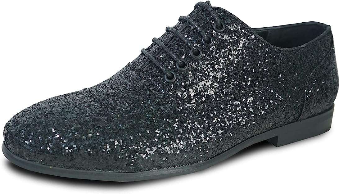 BRAVO Men Dress Shoe PROM-3 Slip On Loafer and Lace Up Cap Toe Oxford ...