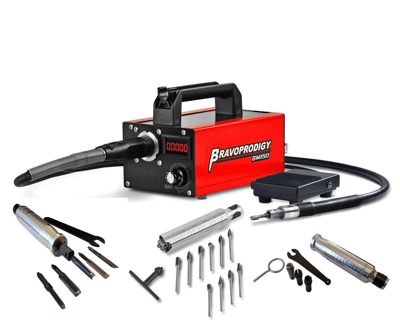 BRAVOPRODIGY GM-150DX Flexible Shaft Grinder designed for the ...