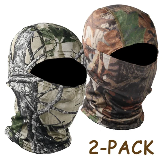 BRAWN- 2Pcs Tactical Breathable Uv Protection Face Mask Balaclava ...