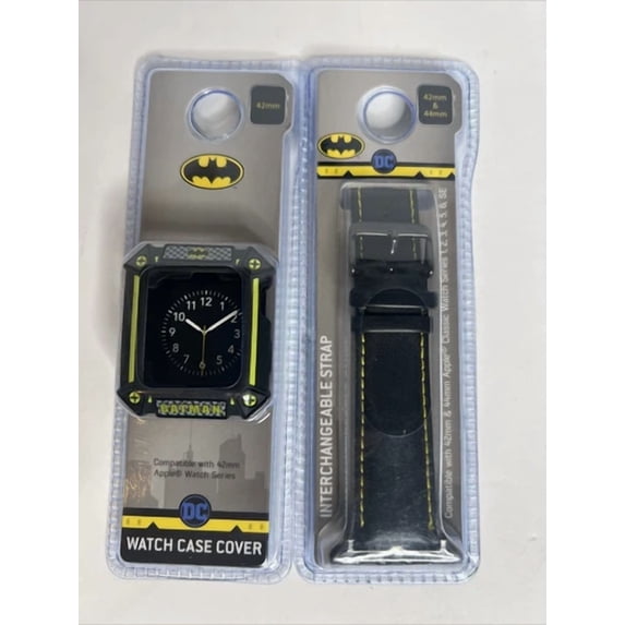 BRAWN- New Dc Comics Batman Watch Case Cover & Interchangeable Strap ...