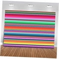 BRAWN- Summer Mexican Fiesta Theme Backdrops Colorful Stripes ...