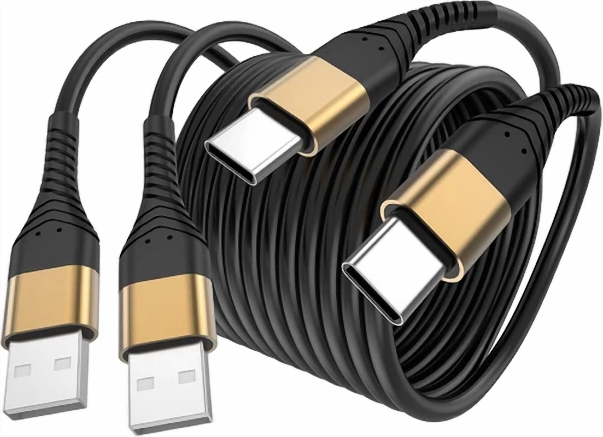 BRAWN- Usb Type C Charger Cable Fast Charging 10Ft,Extra Long 2Pack ...
