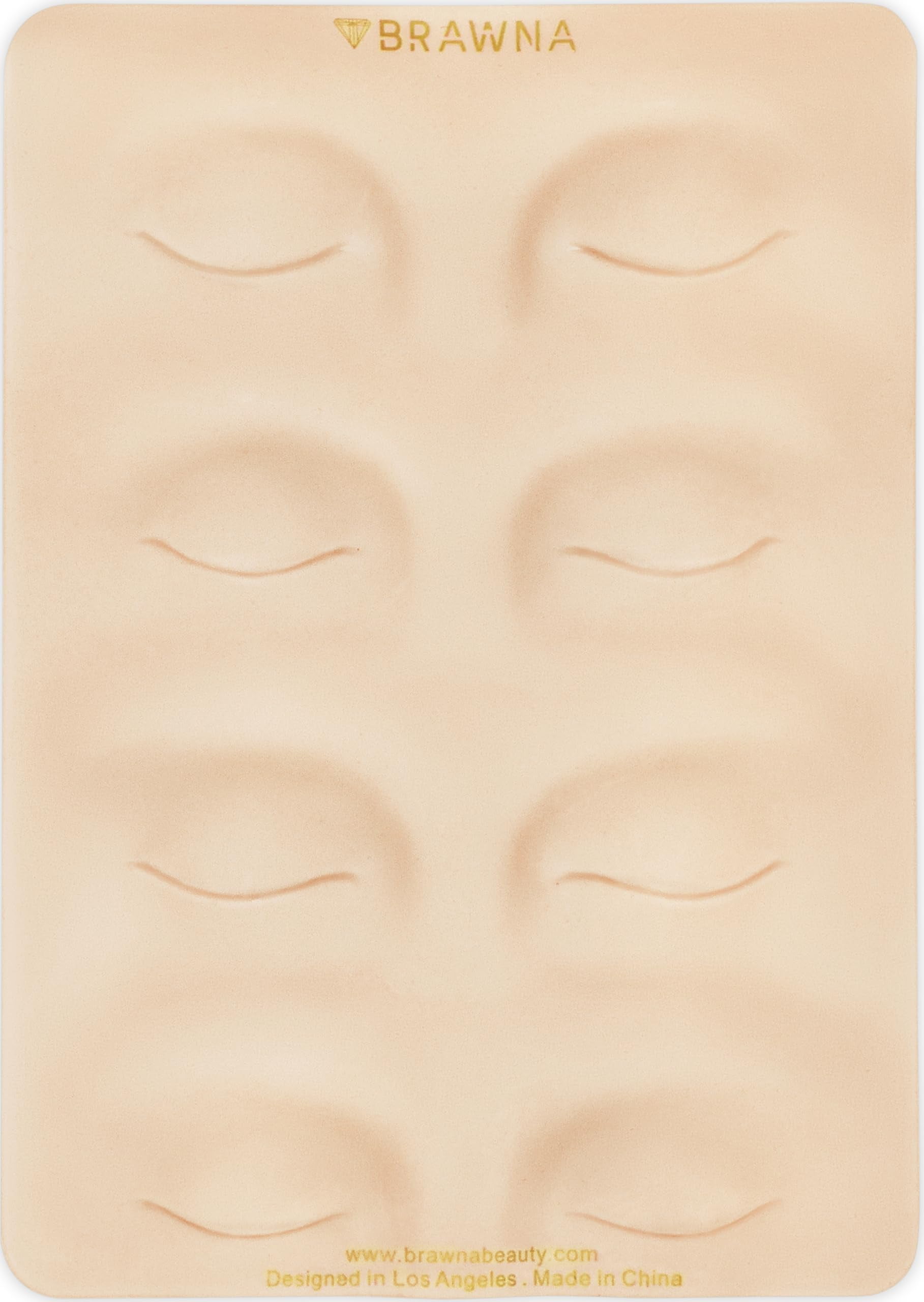 BRAWNA 3D Eyebrow PMU Practice Skin - Eyeliner Practice Skin - 4 ...