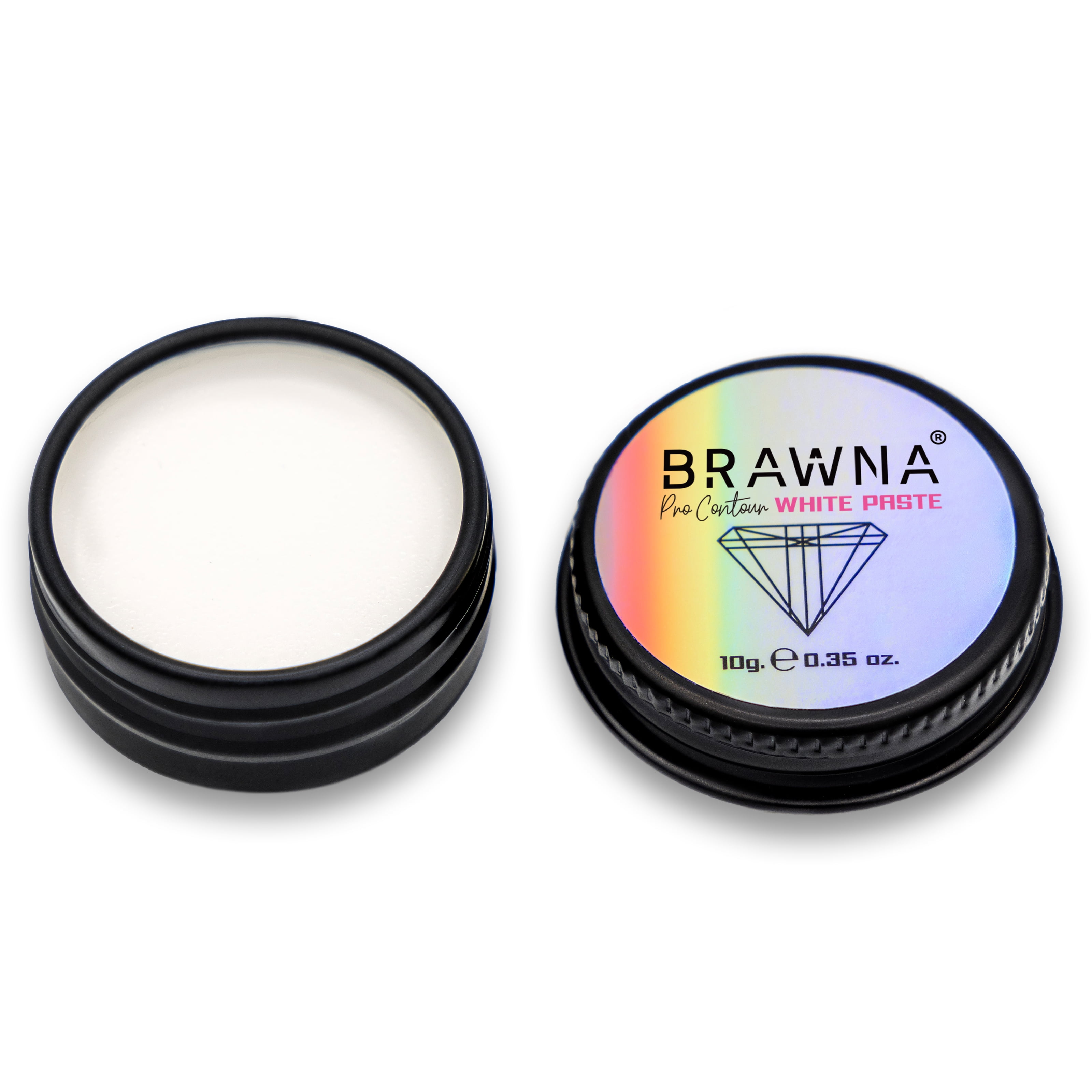 Brawna Pro Contour White Mapping Paste for Brow and Lip Measuring, 10g ...