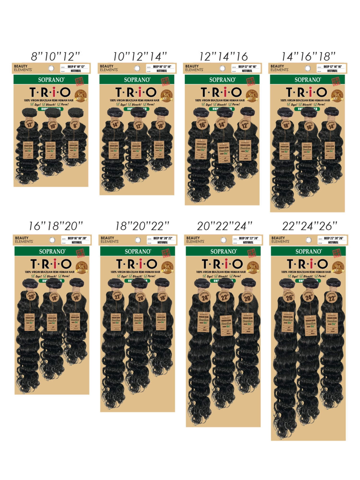 BRAZILIAN REMI BUNDLE 100% Human Hair "3 Bundles Deal" - Walmart.com