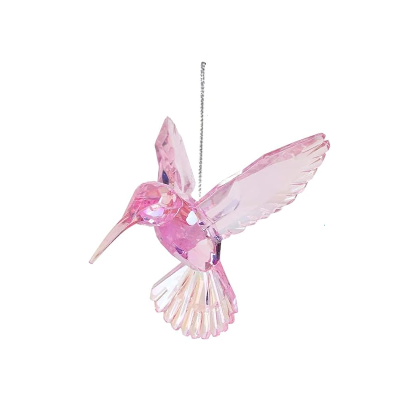 BRBASAP Hummingbird Ornament Acrylic OIF8 Shiny Iridescent Hanging Bird ...