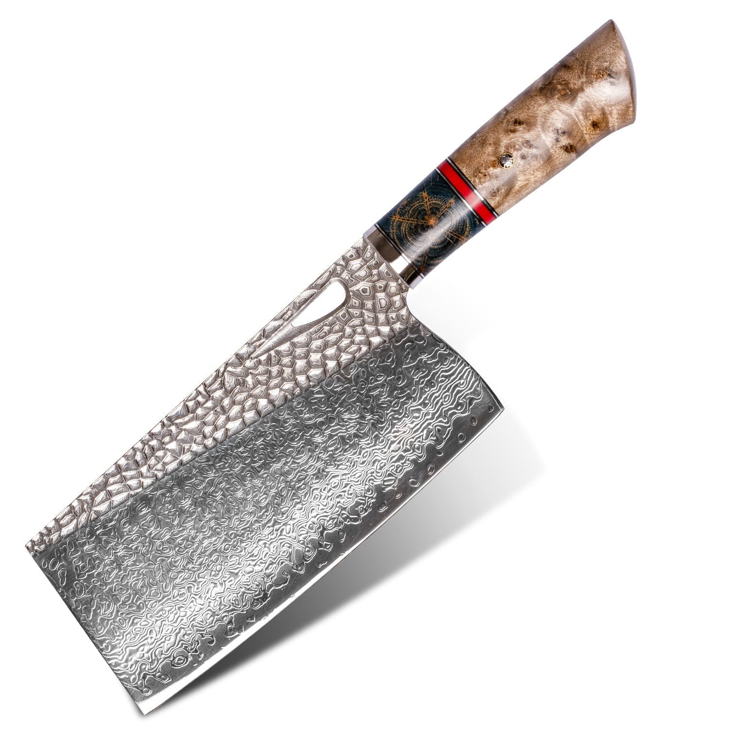 BRBLD Diamond Pattern 103 Layers Damascus Steel Chef Cleaver knife ...