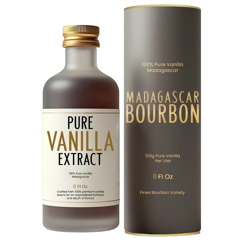 BRBON 8oz Pure Vanilla OKA4 Extract | Made from Premium Madagascar ...