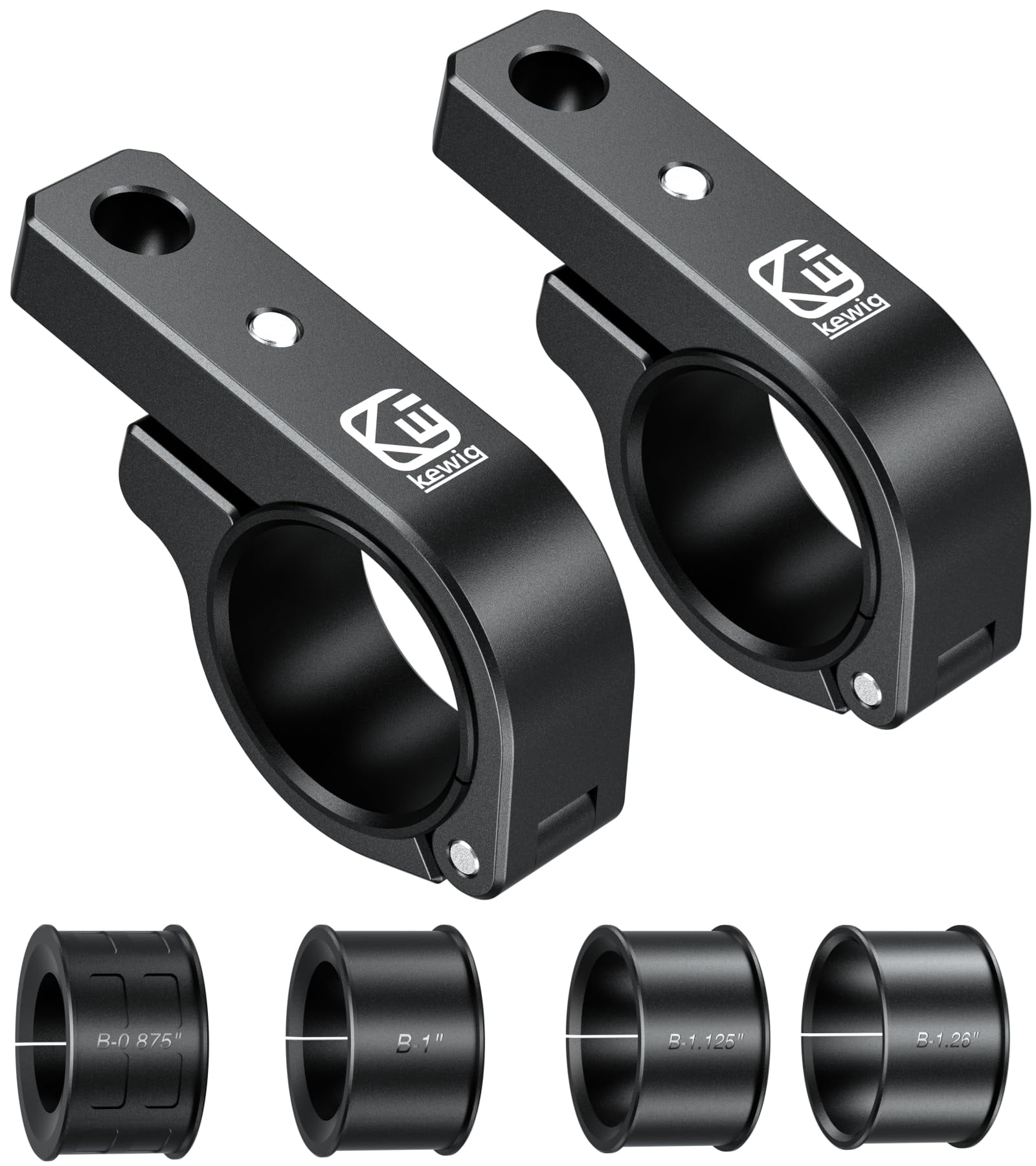 BRCOVAN Light Bar Mounts 2PCS, CNC Machined Aluminum Roll Cage Tube ...