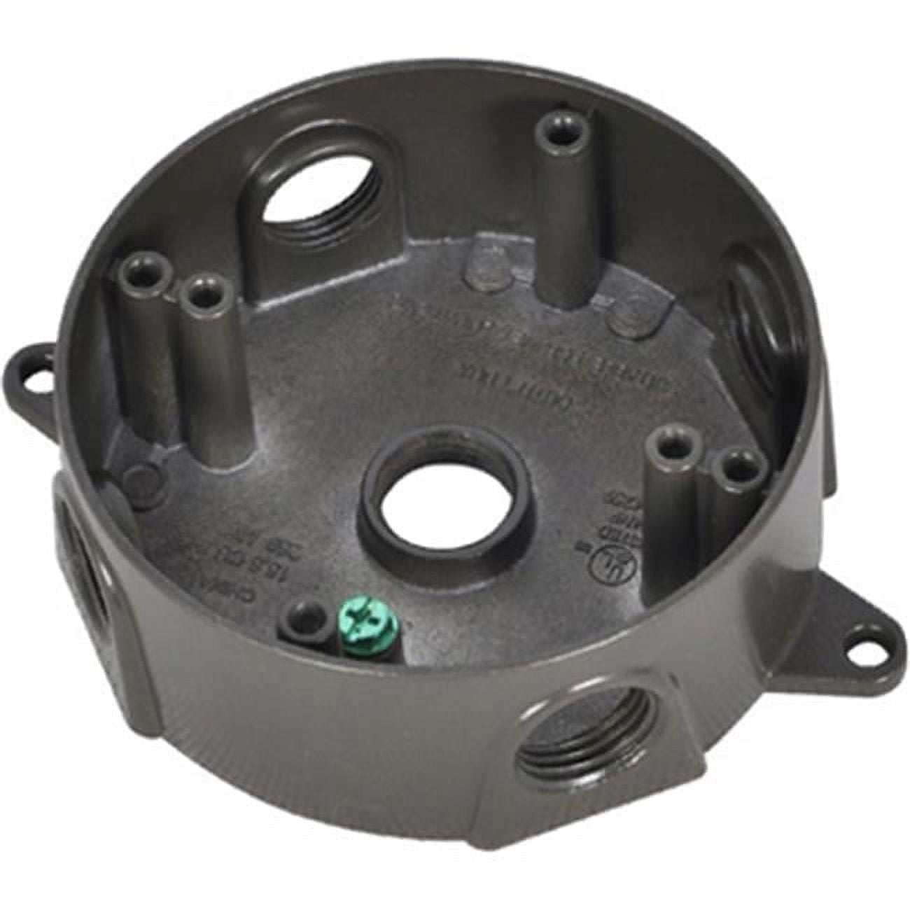 BRD-4-BR Round Outlet Box, Bronze - Walmart.com