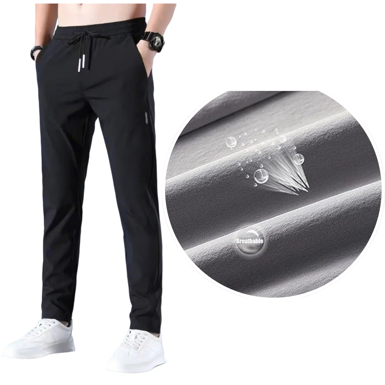 BRDFRL Bevawear Glide Pants for Men – Unisex Quick Dry Pull-On Stretch ...